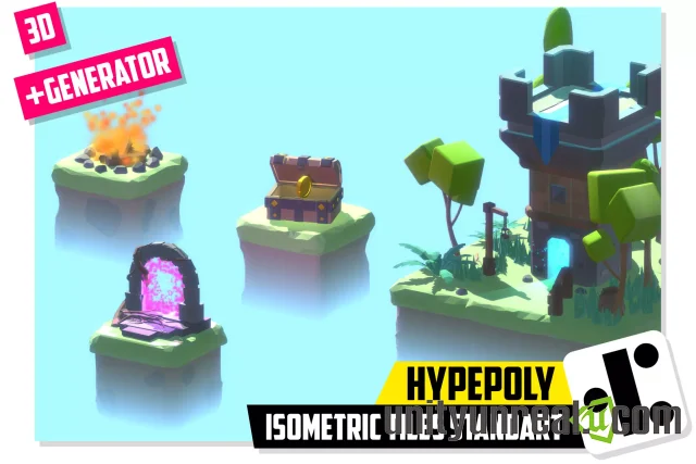 Unity Asset – HYPEPOLY - Isometric Tiles Standart