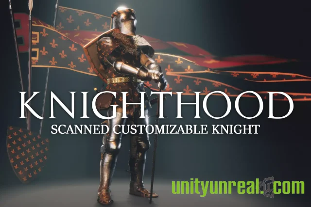 Unity Asset – Knighthood: Photoscanned Customizable Knight