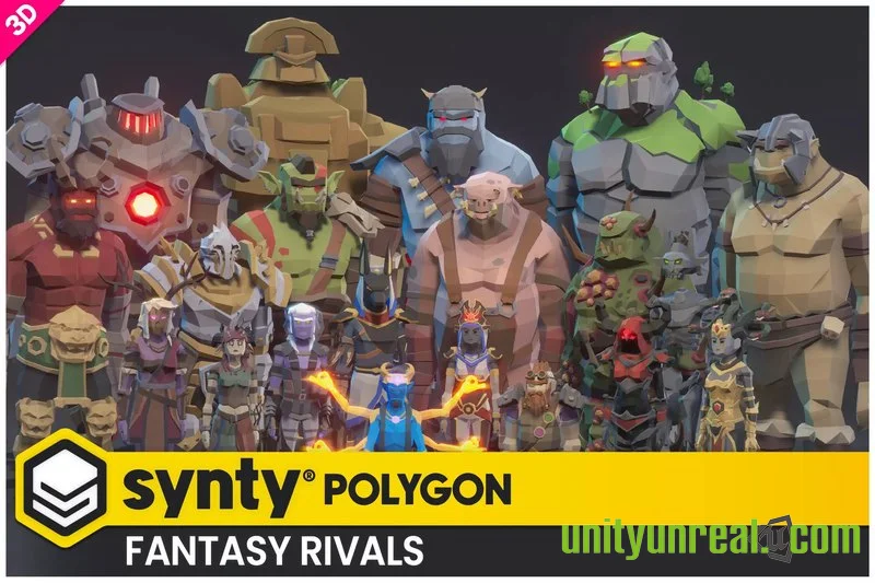 Unity Asset – POLYGON - Fantasy Rivals Pack - Art by Synty